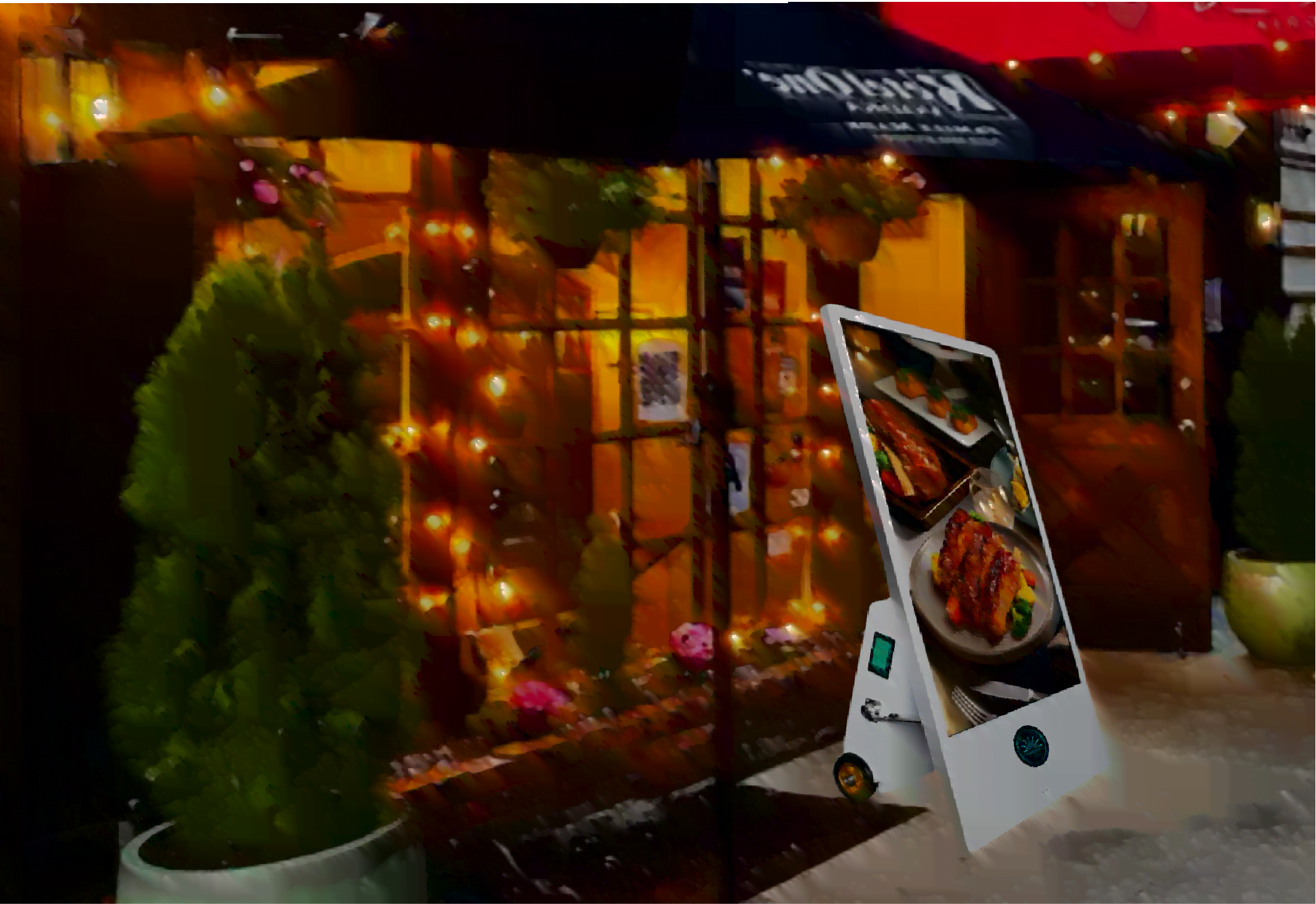 PORTABLE MONITOR WITH WHEELS - TECHNOLED