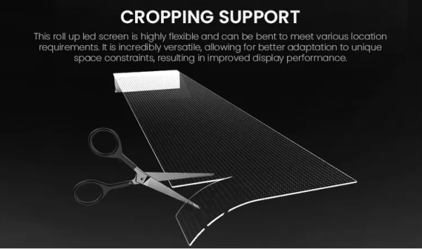 FLEXIBLE TRANSPARENT LED SCREEN - TECHNOLED